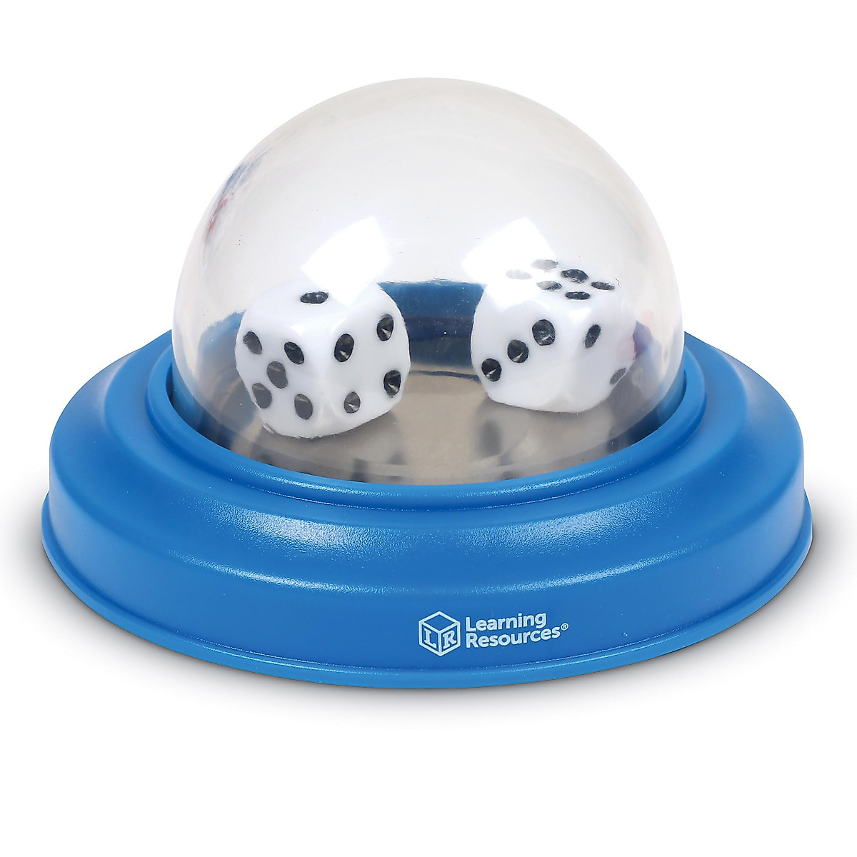 Learning Resources Dice Poppers - 2 Pieces, Ages 3+ Board Game Accessory, Dice Game, Dice Popper for Trivia Nights, Math Games for Kids