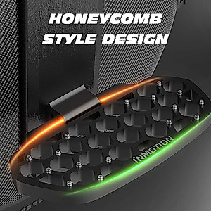 Inmotion V11 V12 V13 Series Honeycomb Foot Pedals, Electric Unicycles Accessories Spiked Non-Slip Off-Road Pedals with Magnet High-Density Aviation 6061 Aluminum