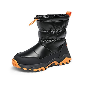 Bruno Marc Boy's Winter Boots,Black,Size 2 US Little Kid SBSB221K