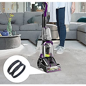 Replacement Vacuum Belts for Bissell 2910, 2910W,1986, 2987, 29878, 29879, 2806, 28062, 28068, P2283,22839,22837 PowerForce/TurboClean PowerBrush Pet Carpet Cleaner,Parts# 1606428 (2Pack)