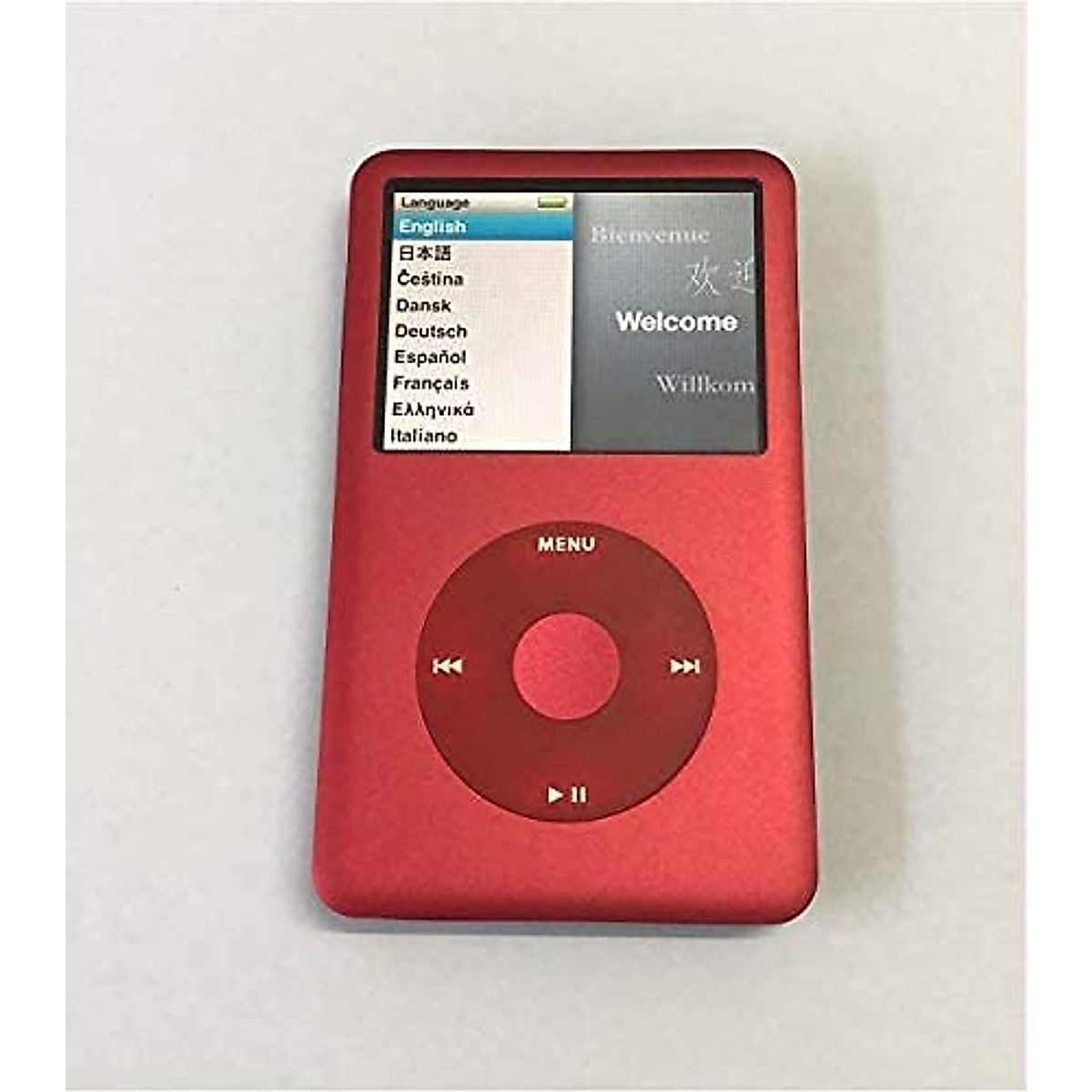 Custom 1TB SSD with 3000mAh Battery Upgraded Compatible for iPod Classic 7th Generation 1TB (RED)