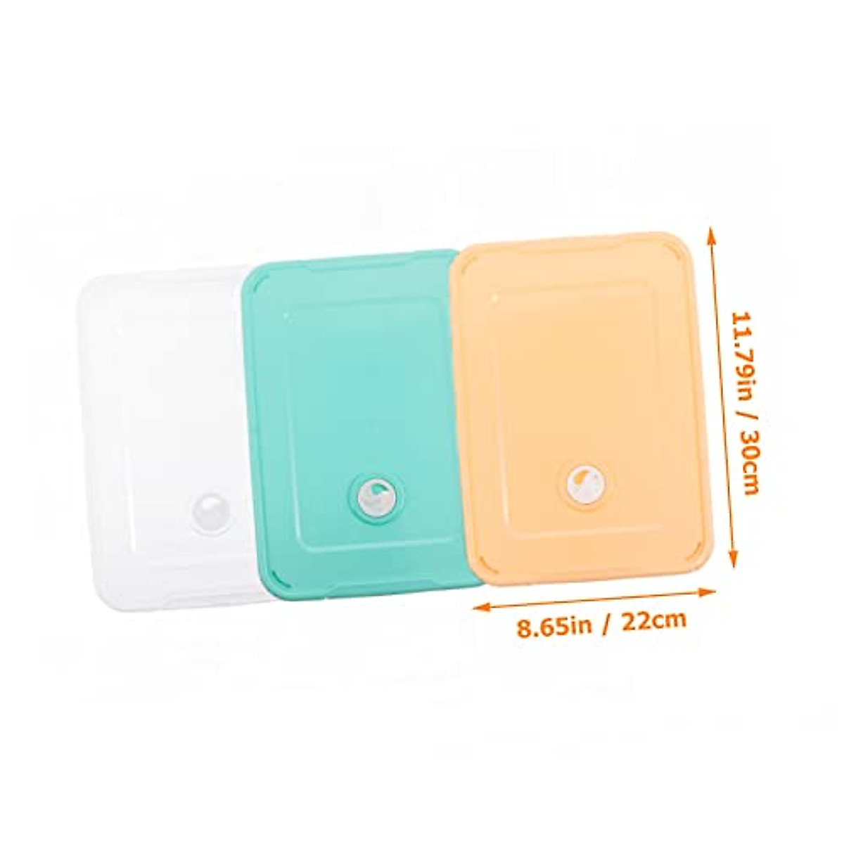 Abaodam 3pcs Boxes Dumpling Storage Box Dumplings Storage Box Pp