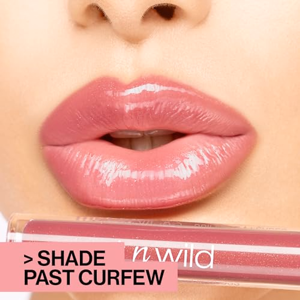 wet n wild MegaSlicks Lip Gloss, Ultra-Glossy, Vitamin-E Enriched, Ultra-Gloss High Shine Moisturizing, Cruelty-Free & Vegan - Crushed Diamonds