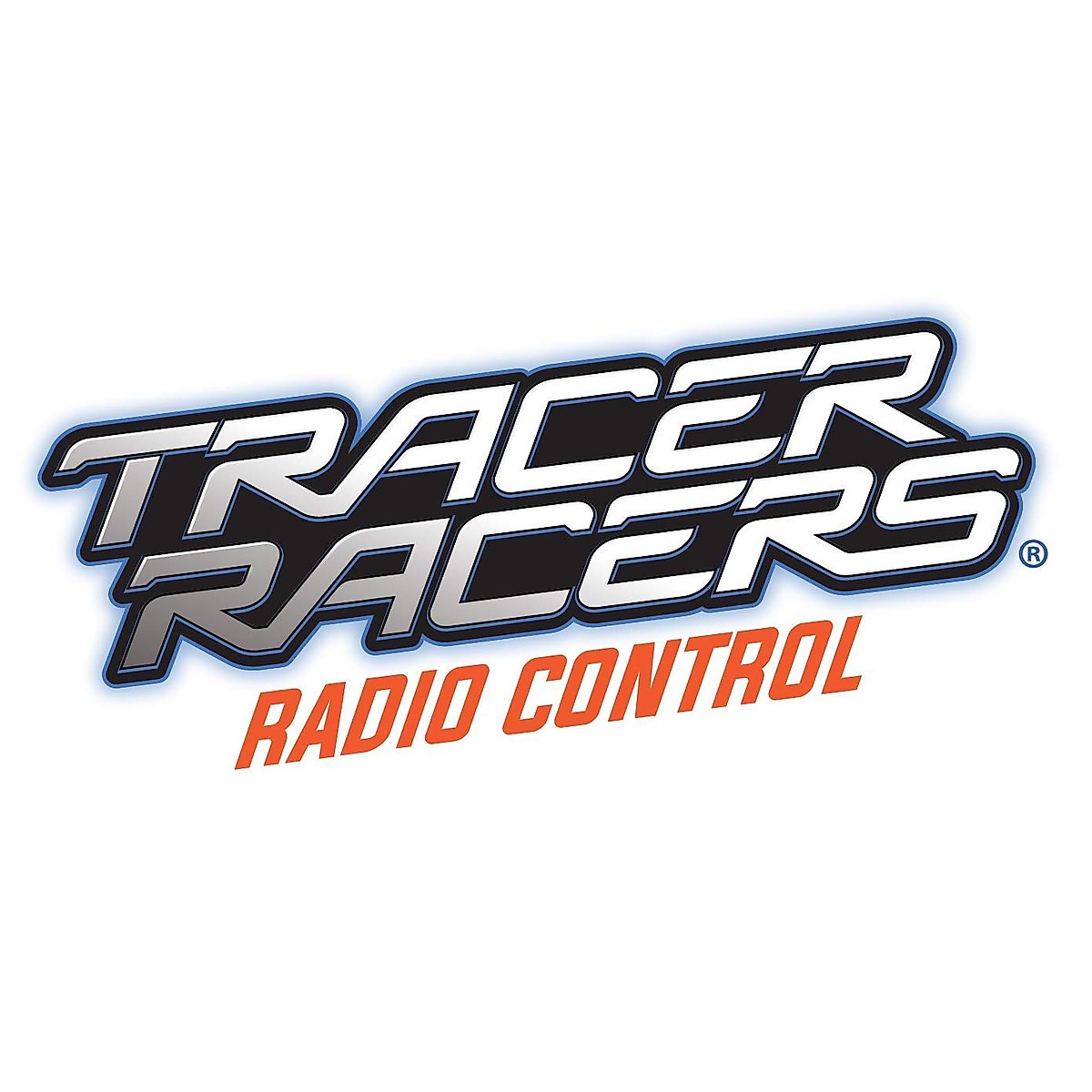 Tracer Racers 2.4 GHz Radio Control Remote Slot-less, Cordless Racing Super Loop Speedway Track Set with Two Cars