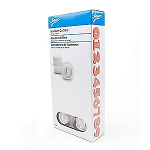Ateco Fondant and Dough Plunger Cutter and Embosser, 10-Piece Set