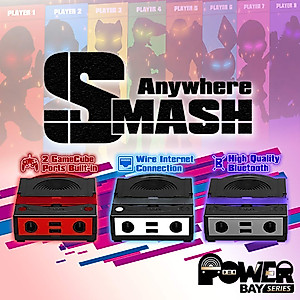 Brook Power Bay Crimson - Portable and Fast Charging Dock Stand, Docking Station for NS Switch, Compatible with Switch and GC Controllers, Support HDMI Out Put