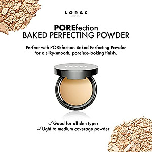 LORAC POREfection Baked Perfecting Setting Powder, Medium | Powder Foundation Makeup | Setting Powder