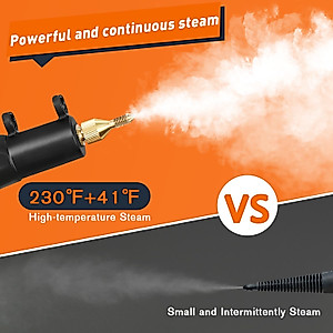 AORESAC Handheld Steam Cleaner, 2500W High-Pressure Steam for Cleaner, Steam Cleaner for Home Use w/ 1500mL Large Capacity, Wide Mouth, Steam Cleaner for Upholstery, Kitchen, Bathroom, Grout and Tile