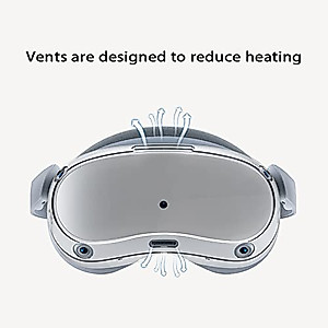 LIZZOT 1 Piece Transparent Protective Cover for PICO 4 VR Protection Shell for Pico Neo 4 Accessories