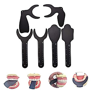 Oral Photo Background Plate, Dental Photo Background Plate Autoclaved Orthodontic Teeth Comparison Intraoral Photo Beijing for Taking Oral Photo Black (6 Pcs) Dental Photo Comparison Board Intraoral