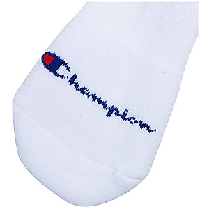 Champion Men's, Graduated Compression Socks, Mid-Crew, 3-Pack, White, 6-12