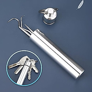 Dental Tools Dental Hygiene Cleaning Kit: Professional Dental Hygiene Cleaning Kit, Professional Plaque Remover for Teeth, Dental Pick Scaler Oral Care Tools Set 3pc - with Case