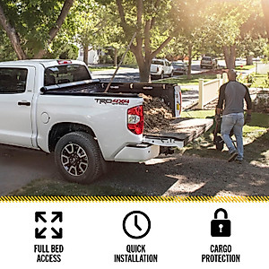 TruXedo TruXport Soft Roll Up Truck Bed Tonneau Cover | 290101 | Fits 2000 - 2007 Dodge Dakota Quad Cab 5' 3" Bed (63")