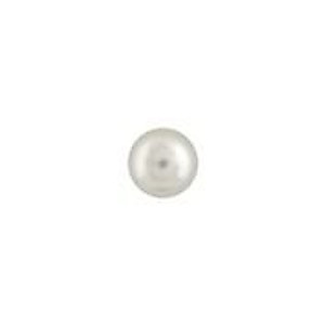 STUDEX Sensitive White Pearl Stud Earrings 4mm | Hypoallergenic and Nickel Safe for Sensitive Ears | Gold Plated Posts | High Fashion Earrings for Women and Men-PR-674-S