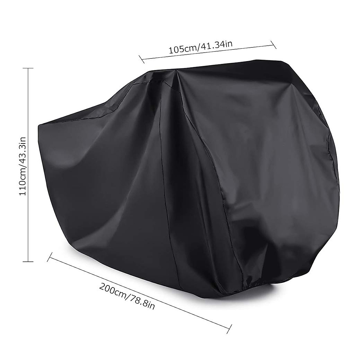 Maveek Bicycle Cover for 3 Bikes Waterproof Outdoor Storage Winter Cold Weather, Rain Snow Wind Proof Tarp Tent Shed Dust Dirt Resistant All Weather Cycle Protection UV Summer Indoor Garage