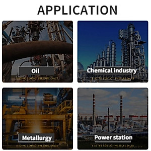 Fafeicy Vacuum Gauge, -1-0Bar -30-0inHg 50mm 1/8 BSPT Bottom Connection for Air Water Oil