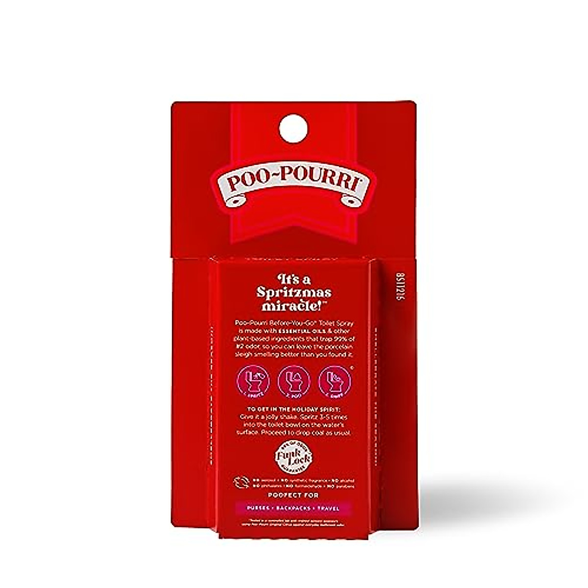 Poo-Pourri Holiday On-The-Go Travel Size, 3 pack Gift Set, 10mLs Each