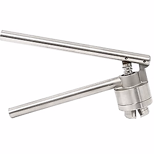 HighFree 20 mm Vial Crimper Manual Sealer Hand Sealing Machine with 10 Set of 10ml Vials + Stopper + Caps, Hand held Capping Machine Bottle Capper Machine