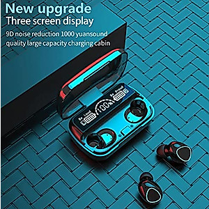 M10 Wireless Earbuds Bluetooth 5.1 TWS 2200mAh Power Bank Charging Box in Ear Earphones True Stereo Gaming Sports HiFi Headphones Headsets Microphone Airdots Premium Deep Bass Sound Clear Call