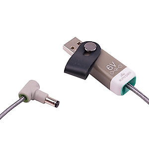 myVolts Ripcord USB to 6V DC Power Cable Compatible with The Bush NE-3313 DAB Radio