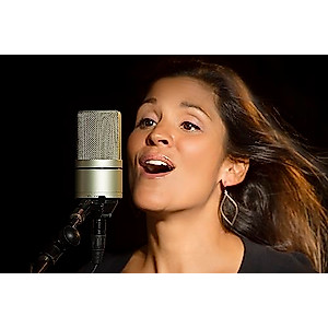 MXL 990 Condenser Microphone for Podcasting, Singing, Home Studio Recording, Gaming & Streaming | Detailed Sound | XLR | Large Diaphragm (Champagne)