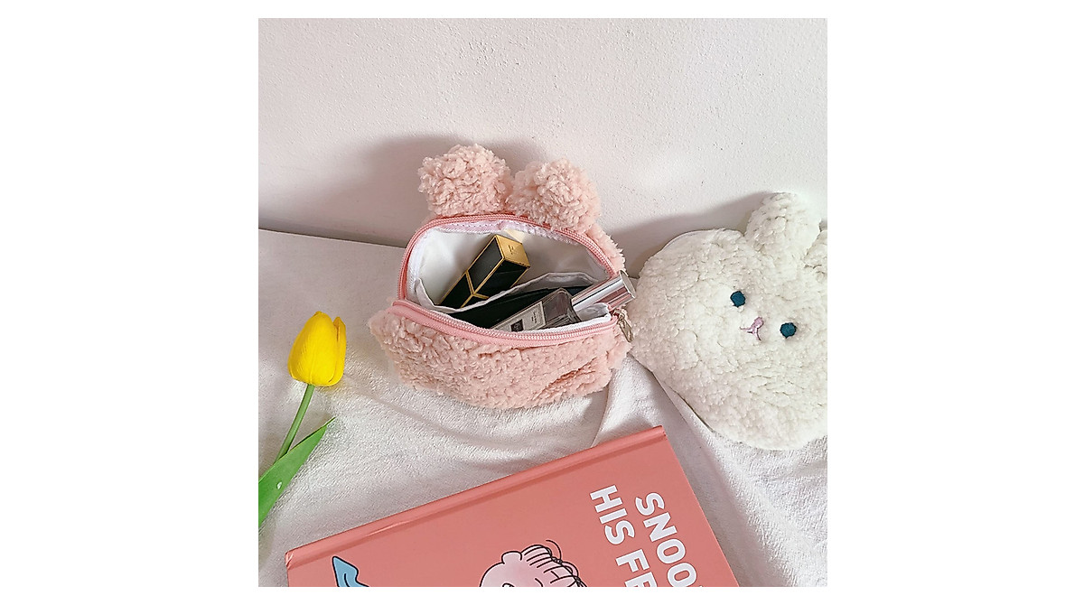 Fida&Moon Cute Rabbit Coin Purse - Stylish & Fluffy