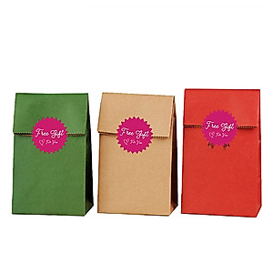 1.5 Inch 500 Pieces Small Business Stickers, Starburst Shaped “Free Gift” Sticker Small Business Freebies Self-Adhesive Labels for Customer Appreciation Prize Winner Handmade Packaging Supplies