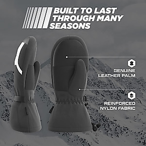 Gordini Women's Gore-Tex Gauntlet Mitten Snow Ski Waterproof Cold Insulated