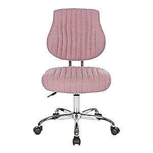 OSP Home Furnishings Sunnydale Office Chair, Orchid