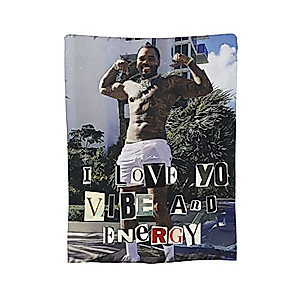 Blanket Flannel Fleece Plush Throw Blanket All Seasons Lightweight Air Conditioner Fuzzy Blanket for Living Room/Bedroom/Sofa/Chair 50"x40"