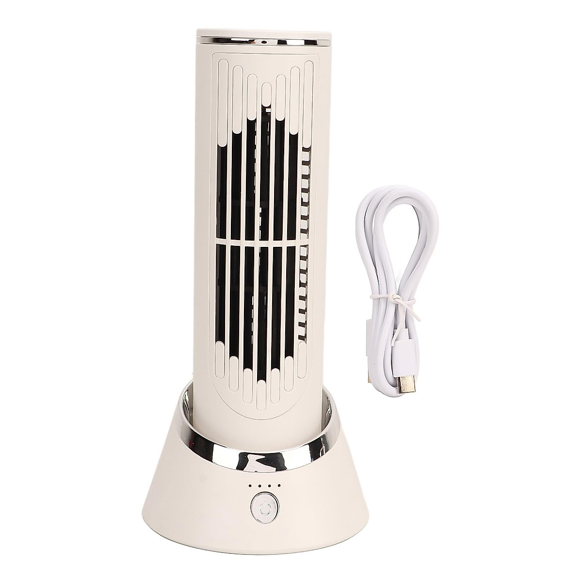 Tower Desk Fan, Rotating Function Standing Table Fan for Dorm