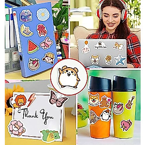600 PCS Stickers Pack, Cute Colorful Waterproof Stickers, Vinyl Art Stickers.Stickers for Water Bottles, Skateboards and Notebooks, Laptop Stickers for Teens Girls Kids Adults