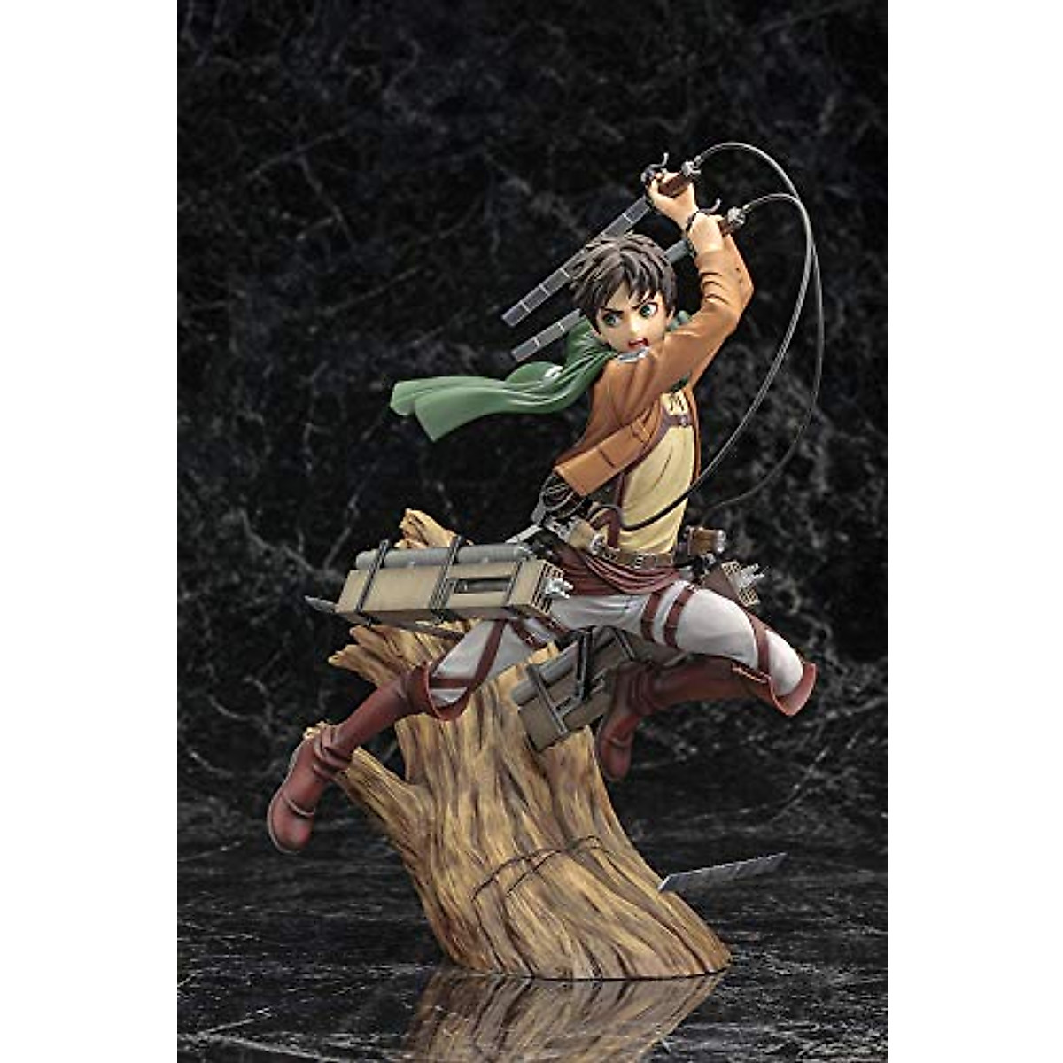 Kotobukiya Attack On Titan: Eren Yeager (Renewal Package Variant) ArtFX J Statue, Multicolor
