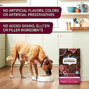Rachael Ray Nutrish PEAK Natural Dry Dog Food, Open Prairie Recipe with Beef, Venison & Lamb, 23 Pounds, Grain Free (Packaging May Vary)