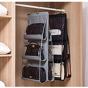 GUAGLL Wardrobe Storage Bag for Handbag Non-Woven Tote Bag Storage Wall Hanging Bag Finishing Storage Bag