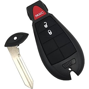 Keyless Key Fob Fits for 2009-2012 Dodge Ram 1500 2500 3500, Fits for Dodge Journey Challenger Grand Caravan Jeep Grand Cherokee FCC ID: M3N5WY783X/ IYZ-C01C (3 Button)