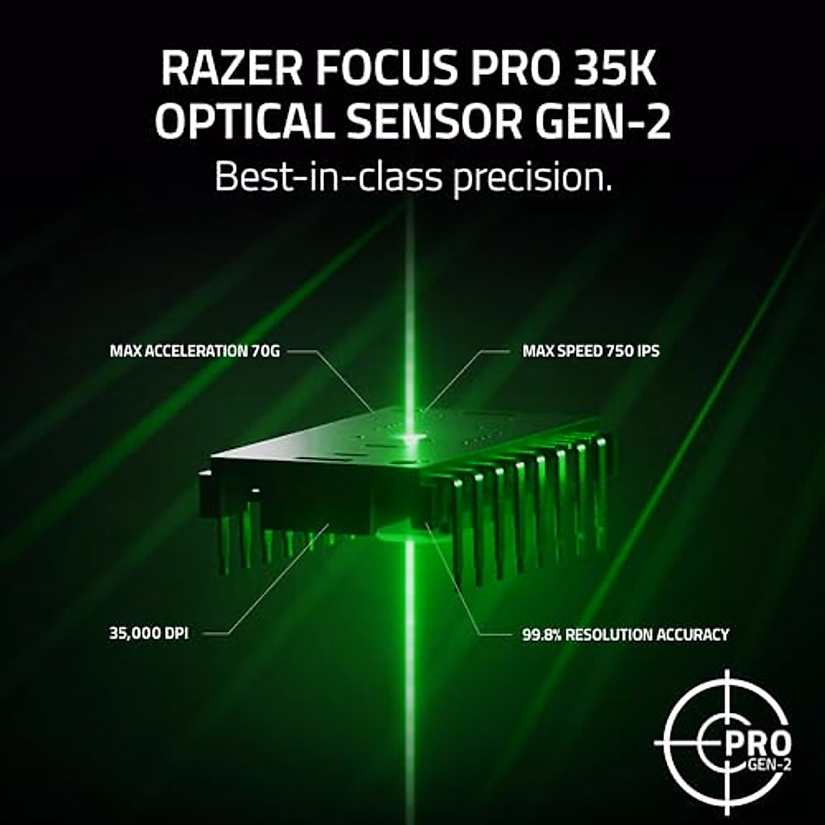 Razer Viper V3 Pro Wireless Esports Gaming Mouse: Symmetrical - 54g Lightweight - 8K Polling - 35K DPI Optical Sensor - Gen3 Optical Switches - 8 Programmable Buttons - 95 Hr Battery - Black