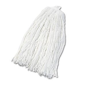 Boardwalk 2032R Cut-End Wet Mop Head, Rayon, No. 32, White