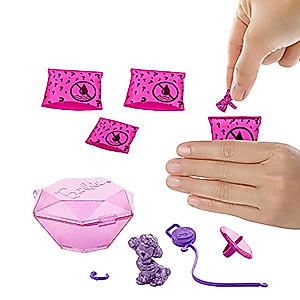 Mattel - Barbie Color Reveal Pets Glitter Series, One Surprise Color Reveal with Each Transaction