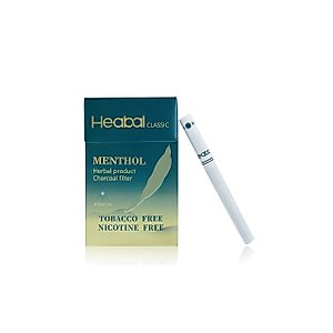 HEABAL Herbal Cigarettes - Nicotine Free & Tobacco Free 20/Pack (Menthol)