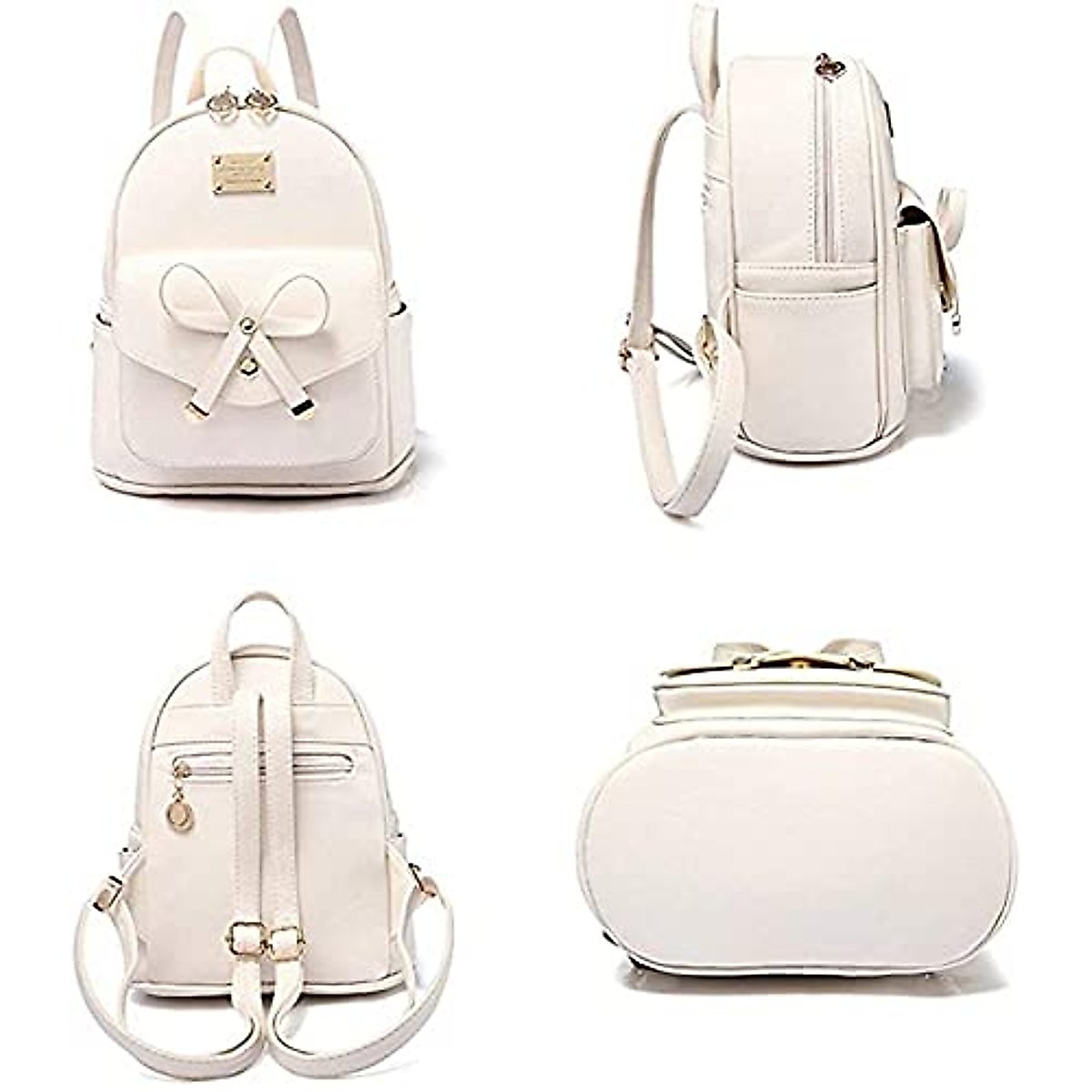 Socute Women Girls Cute Mini Leather Backpacks Fashion Small Daypacks Purses Shoulder Bag Royal Blue