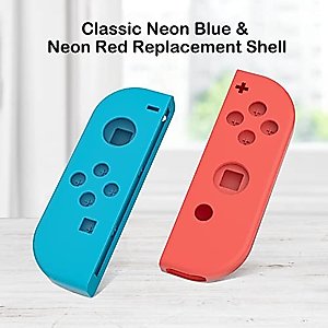 Replacement Joystick & Shell Compatible with Nintendo Switch Joy-Con, Thumbsticks Casing Repair Kit for Switch OLED Joy-con