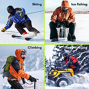 Extremus IceKap Ski Balaclava, Winter Balaclava Face Mask, Tactical Ski Mask,Cold Weather Balaclava Ski Mask for Men Women