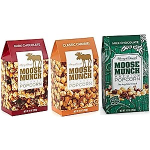 Harry & David Moose Munch Bundle - Milk Chocolate, Dark Chocolate, Classic Caramel - 10 oz Each