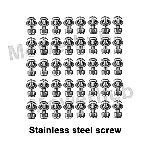 KINTLE 302565MA, 302565, 335992 Snow Thrower Paddle Set -Compatible with 20, 21 or 22" Craftsman, Noma,Murray Snow Thrower 302565ma,1687312SM, with 90 Pieces Hardware - 8 Pack