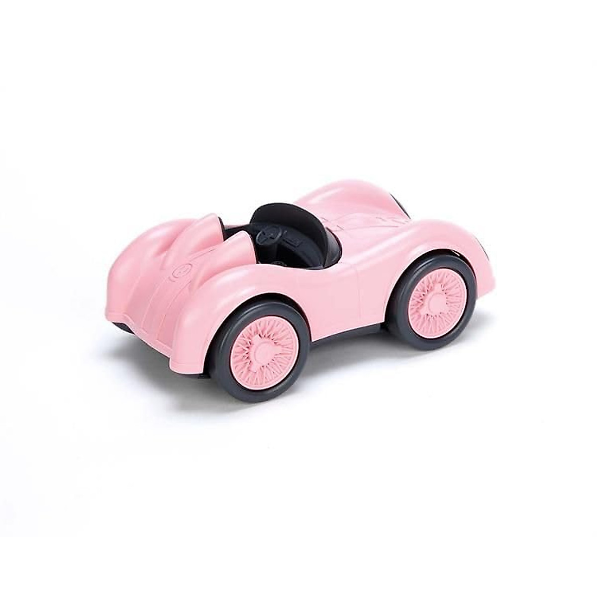 Green Toys Race Car, Pink - Pretend Play, Motor Skills, Kids Toy Vehicle. No BPA, phthalates, PVC. Dishwasher Safe, Recycled Plastic, Made in USA.