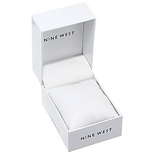 Nine West Women's Gold-Tone and Caramel Colored Strap Watch