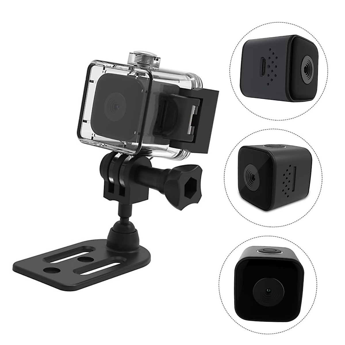 INOOMP 1080p Mini Night Vision Camera Waterproof Outdoor Security Small Camcorder for Home and Sports