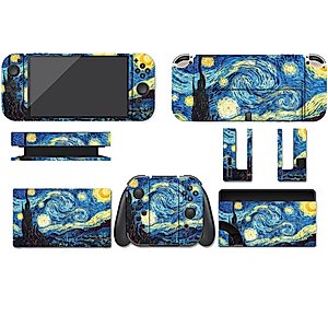 SadSkins Full Wrap Skin for Switch OLED Anime Switch OLED Protector Skin Cover Matte Vinyl Decal Stickers（Only Switch OLED）