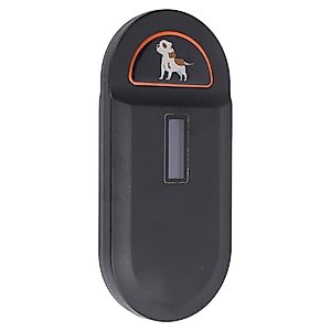 Pet Microchip Reader, FDX Animal Universal Microchip Tag Reader Scanner, 128 Data Storage, Pet Microchip Scanner, 800mah Rechargeable Microchip Scanner (Black)